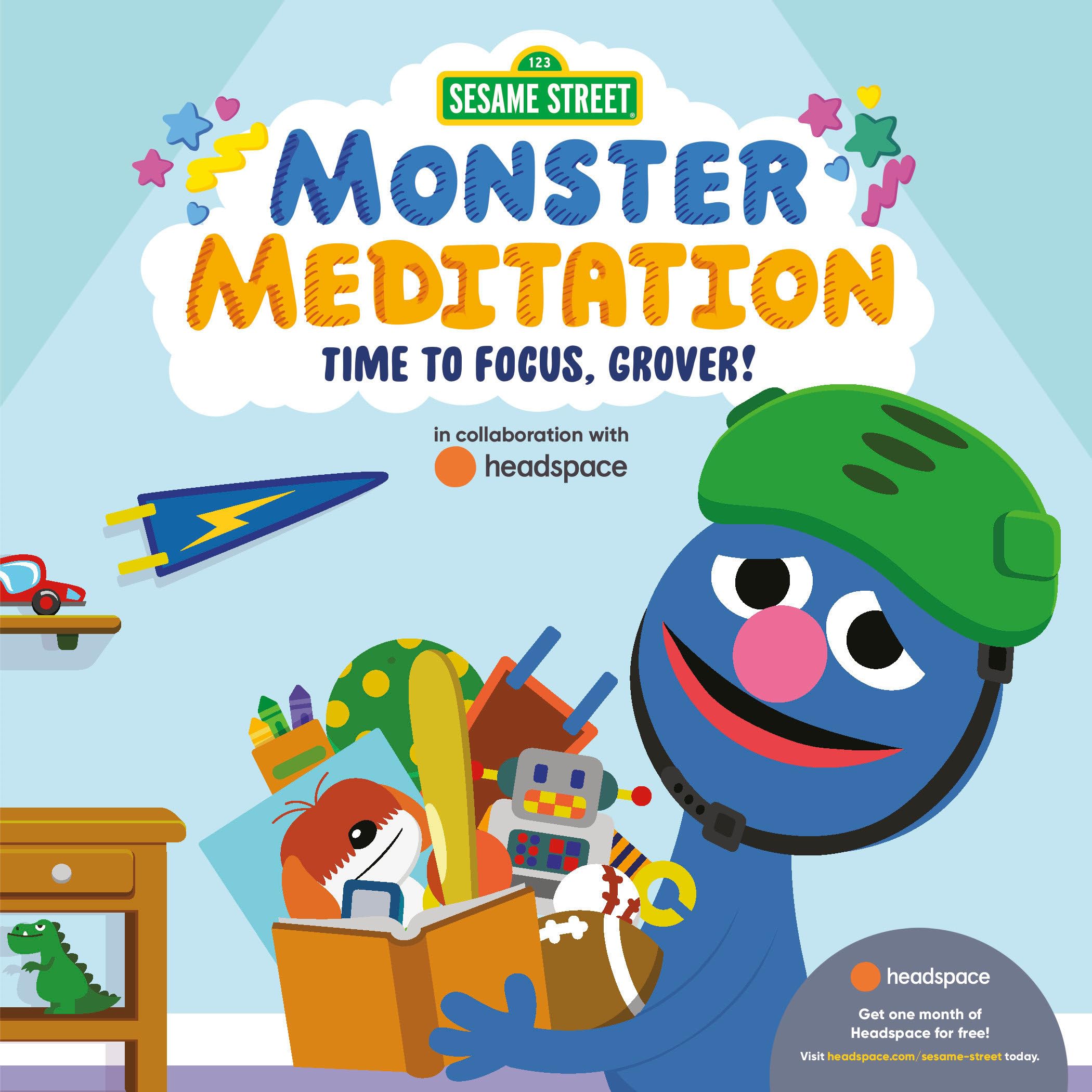 Time to Focus, Grover!: Sesame Street Monster Meditation in collaborat ...