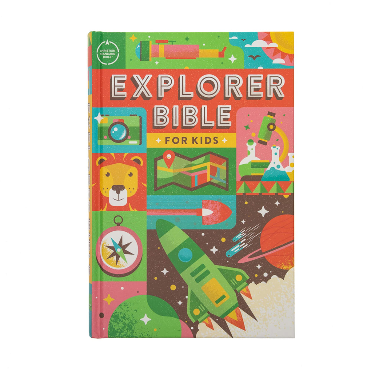 CSB Explorer Bible for Kids, Hardcover, Red Letter, Full-Color Design ...