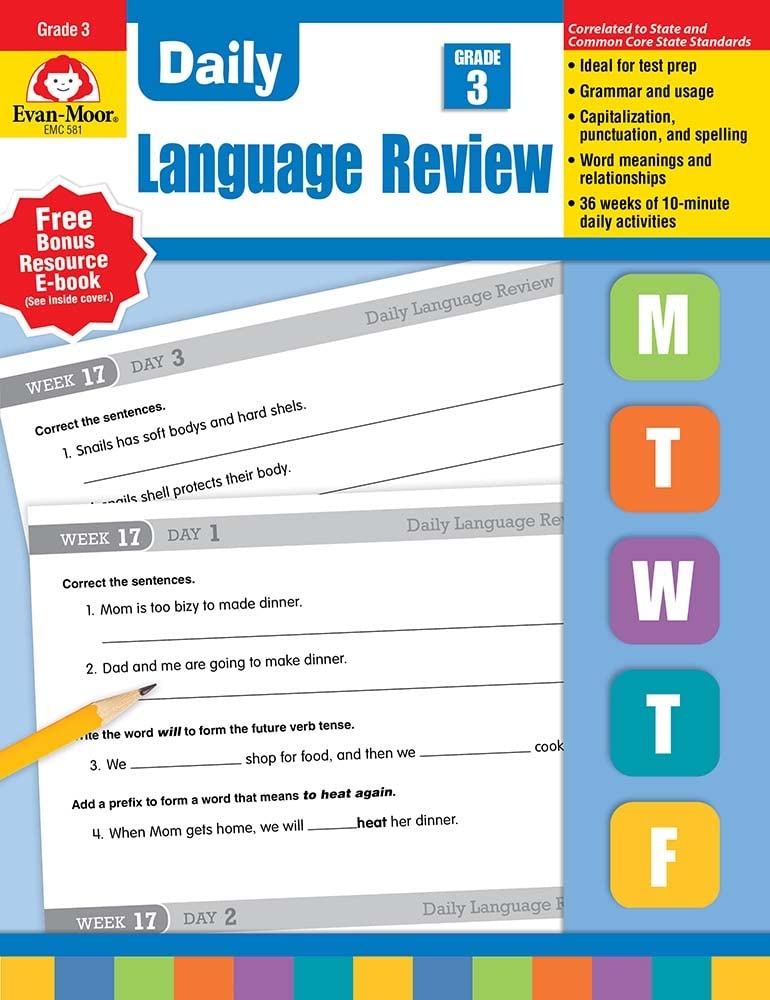 Daily Language Review Grade 3 (EMC 581 - 2004 Edition) – Aspen Book Company
