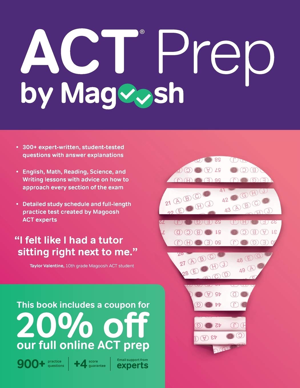 ACT Prep by Magoosh: ACT Prep Guide with Study Schedules, Practice Que ...