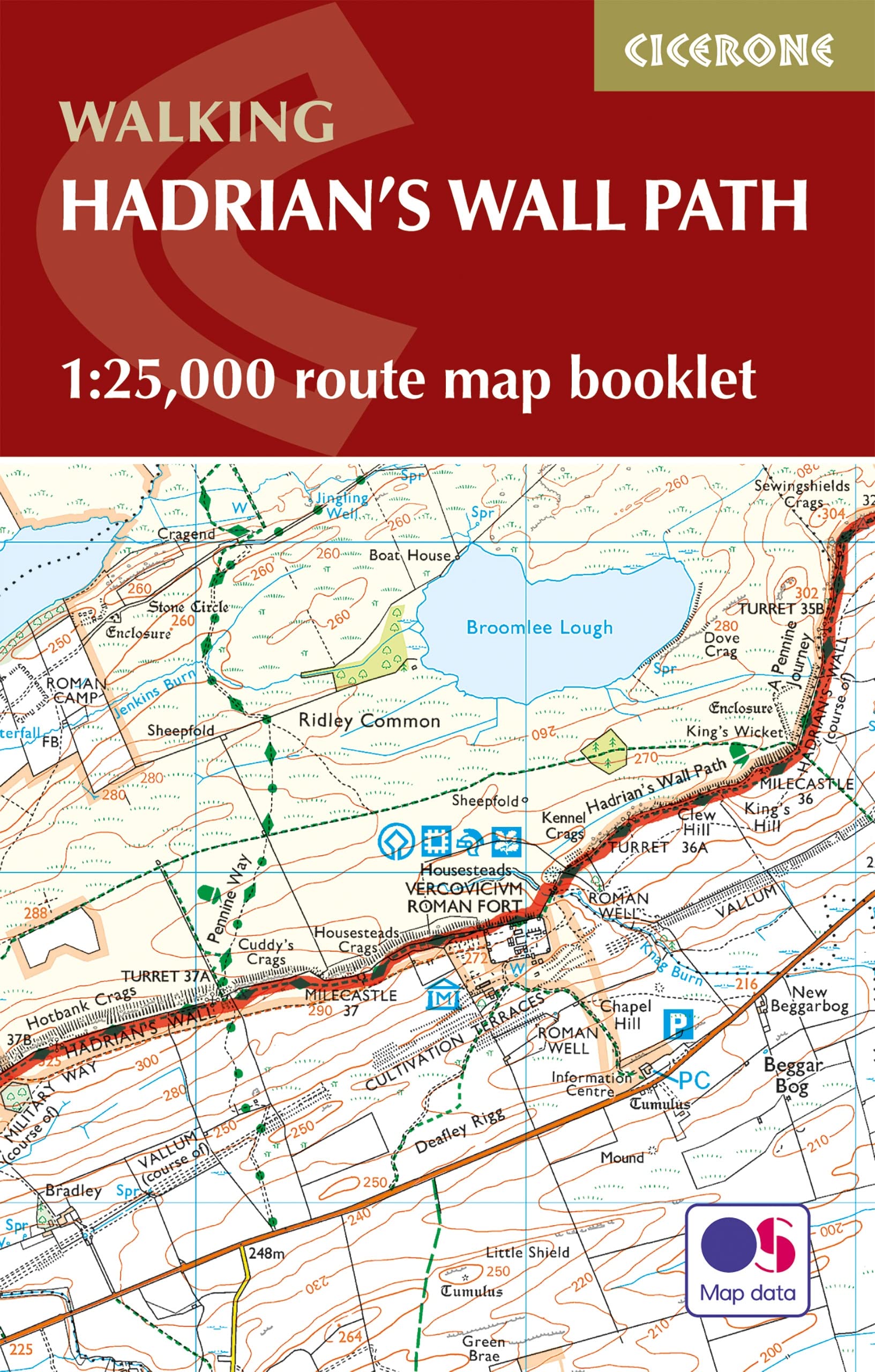Hadrians Wall Path Map Booklet – Aspen Book Company