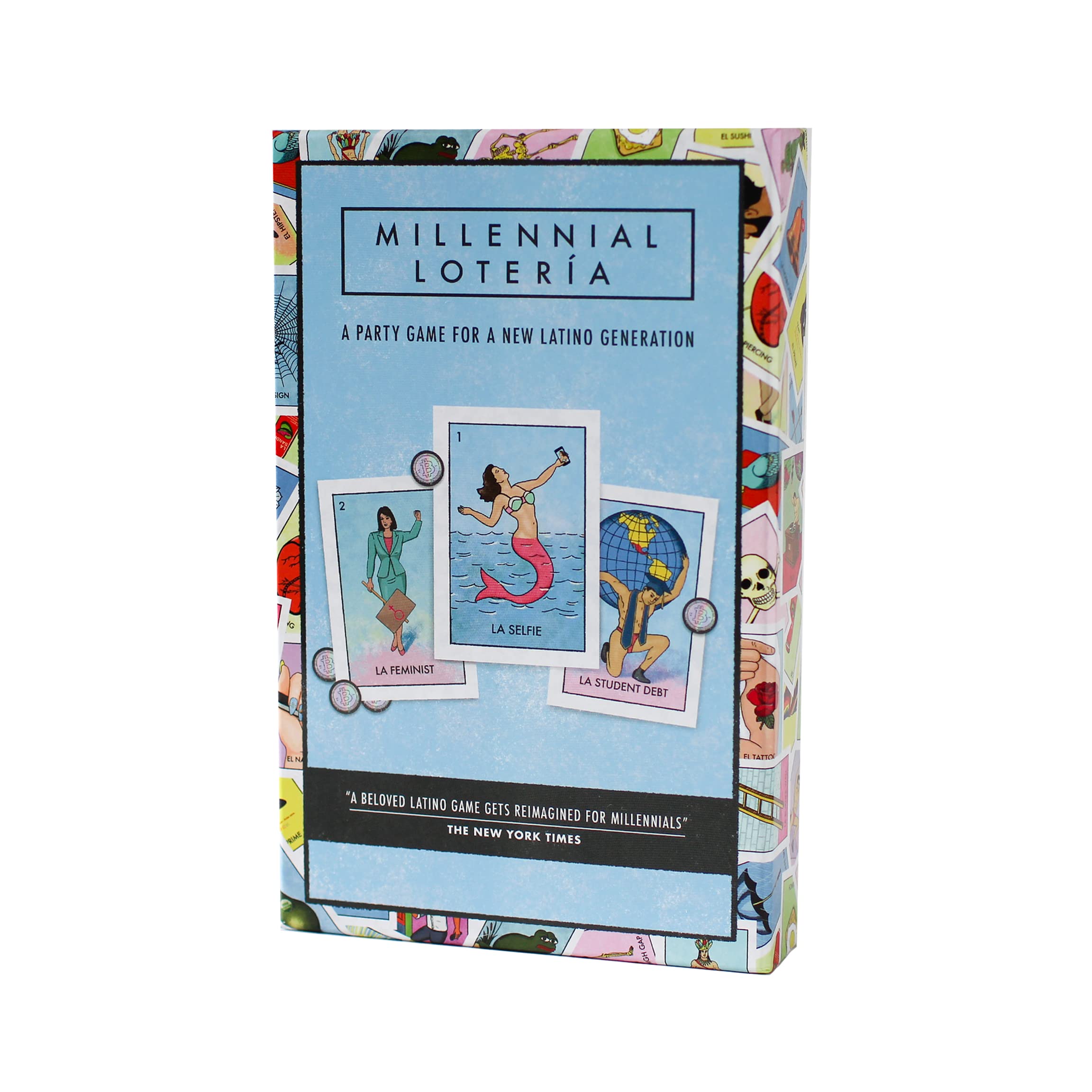 Blue Star Press Millennial Loteria Game: Family Fiesta Edition Mexican ...